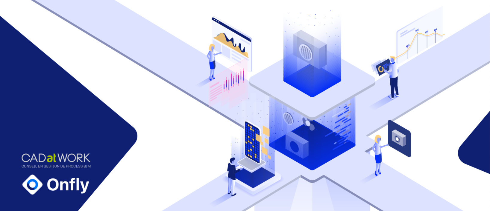 CADatWORK & Onfly : Un partenariat au profit des clients - BIM&CO