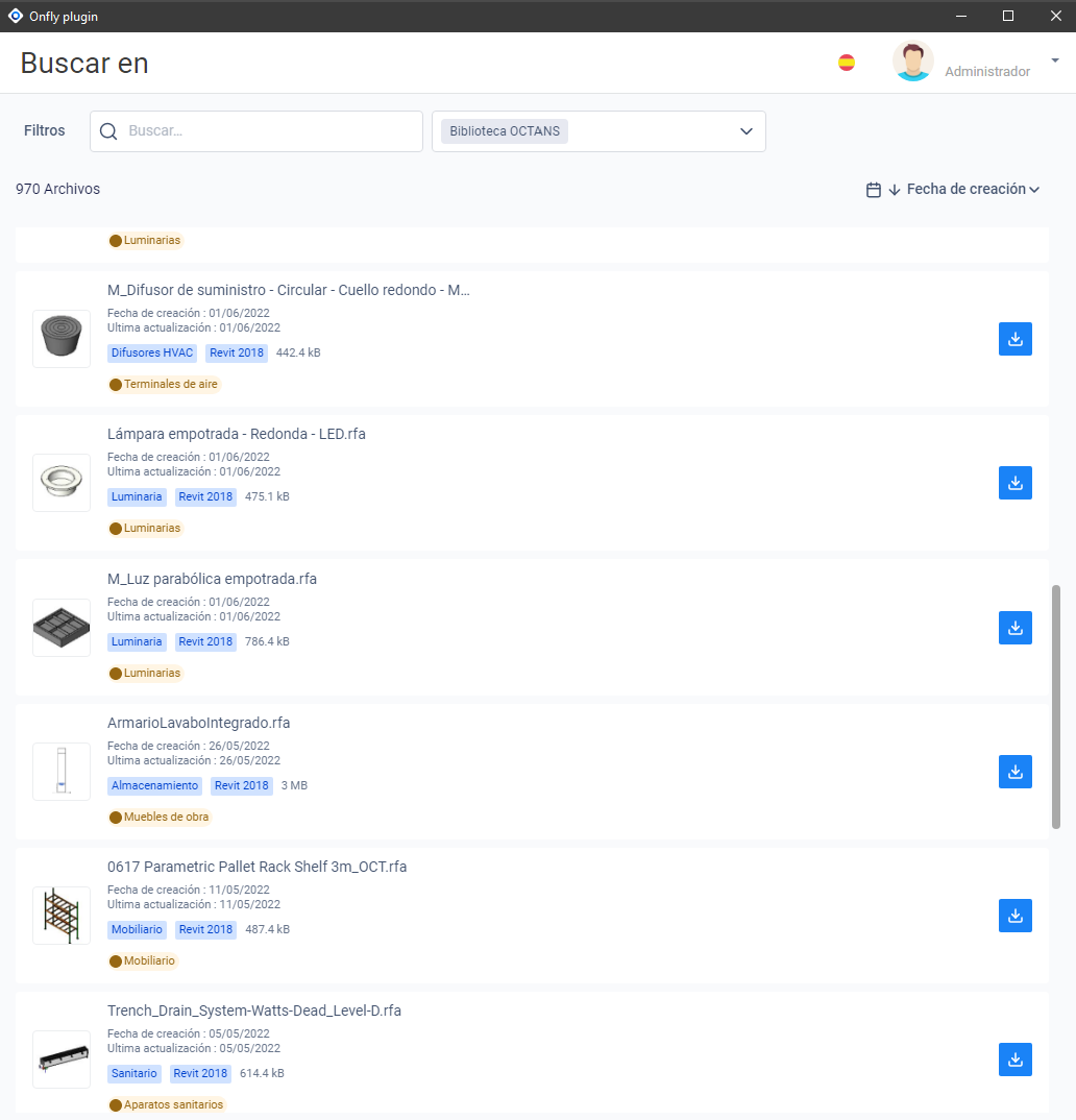 The architecture studio OCTANS manages its BIM library with Onfly - BIM&CO