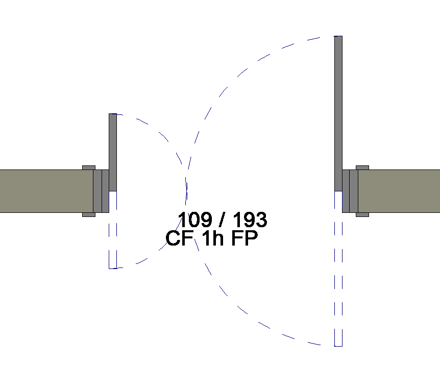 swing door with unequal leaves BIM OBJECT: free BIM file downloads e.g ...