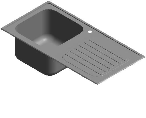 Stainless steel sink unit BIM OBJECT: free BIM file downloads e.g ...